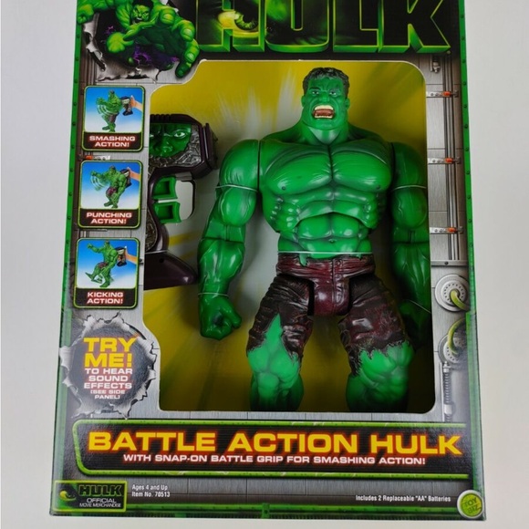 Toy Biz | Toys | Battle Action Hulk With Snapon Battle Grip Action ...
